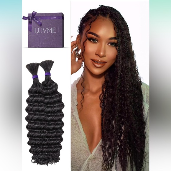Hair | Human Braiding Hair 2 Units In 1 Pack Total 10g 16 Inch Deep ...
